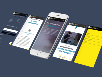 METAVR - Website & Corporate Design für Virtual Reality Produkt